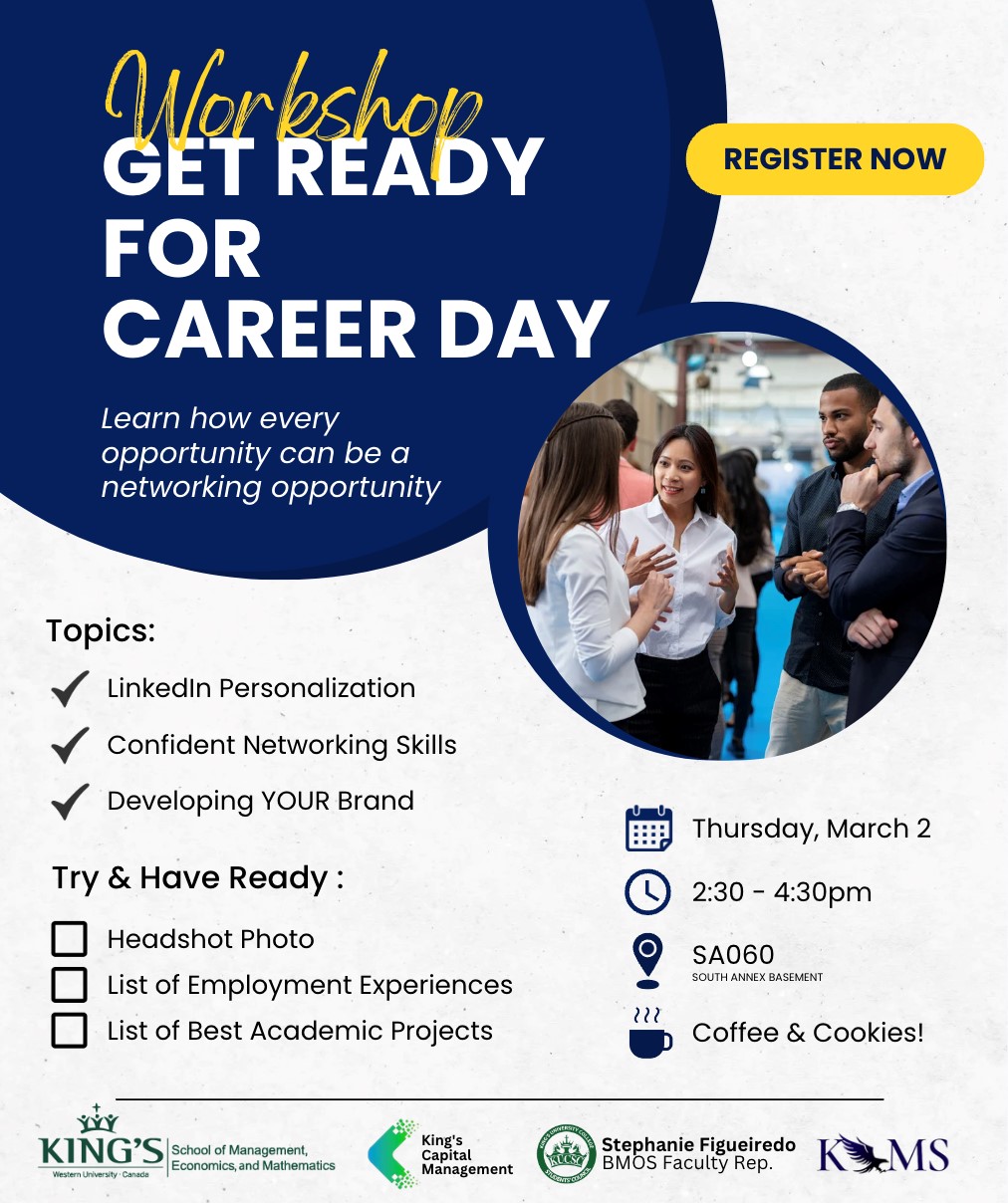 Get Ready for Career Day Workshop - King's University College