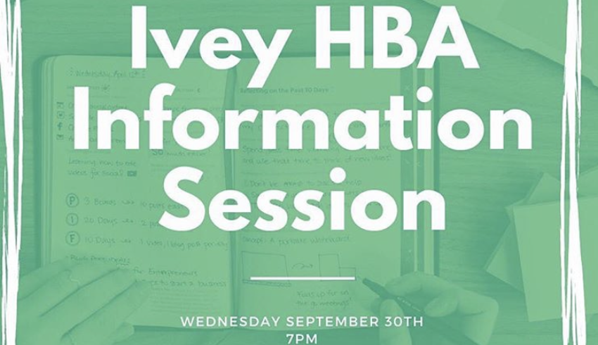 Ivey HBA information session - King's University College