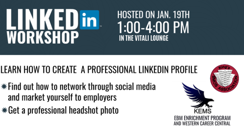 LinkedIn Workshop - King's University College